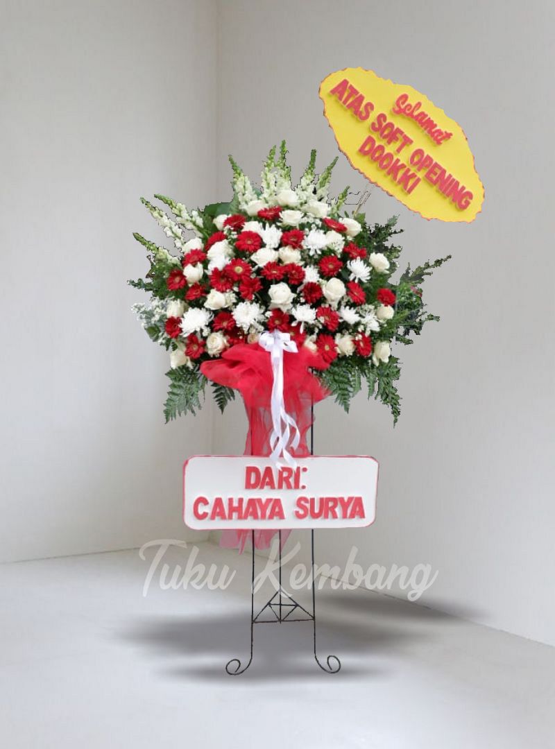 Rangkaian Bunga Standing
